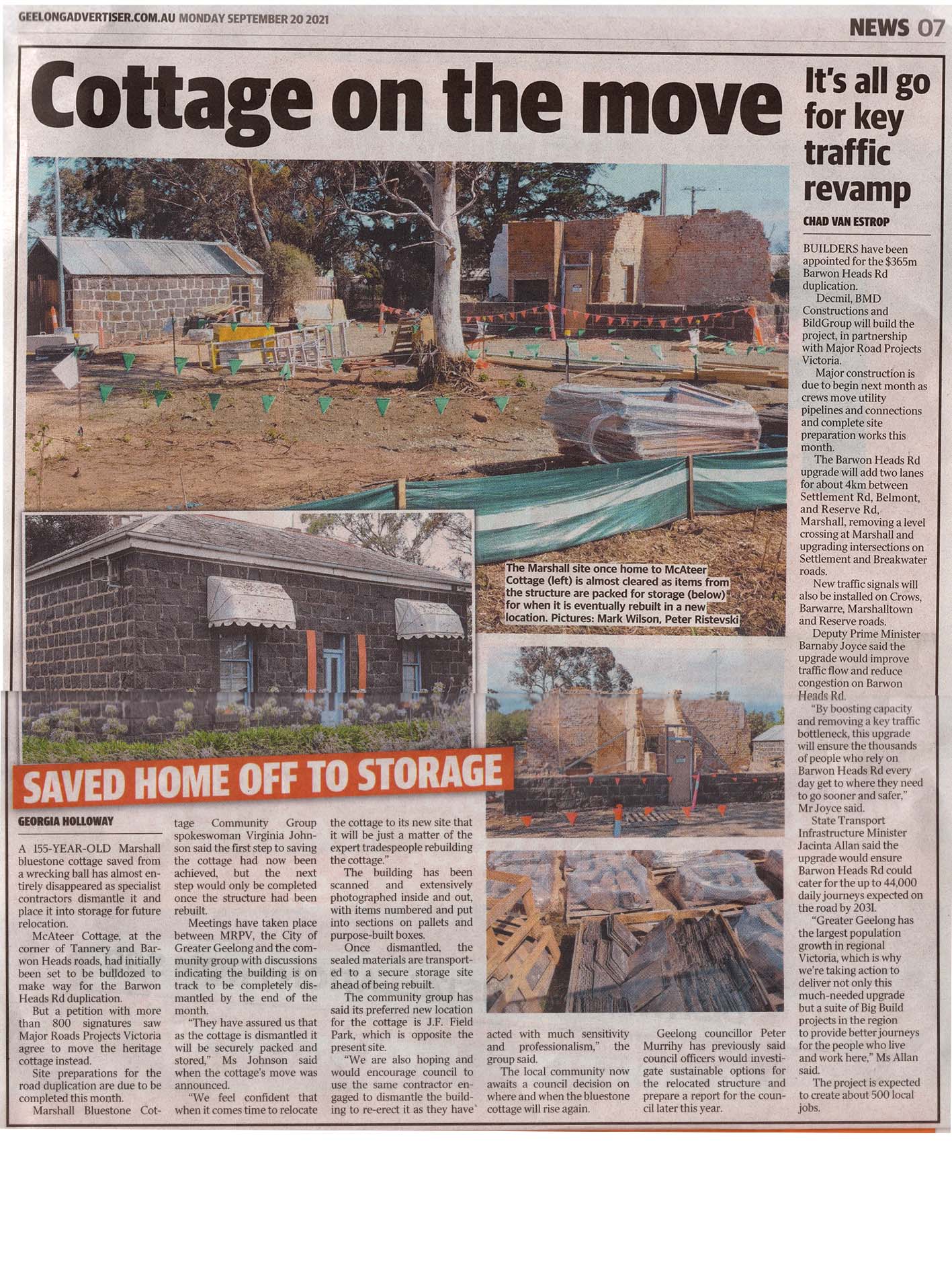 Cottage Feasibility Study – Marshall Bluestone Cottage